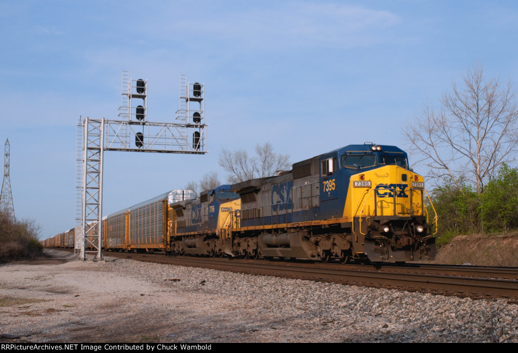 CSX 7395 Southbound Q231